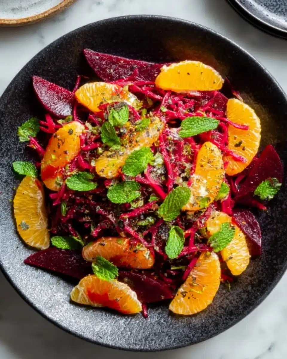 Beetroot Orange Salad Recipe: Vibrant and Refreshing Delight