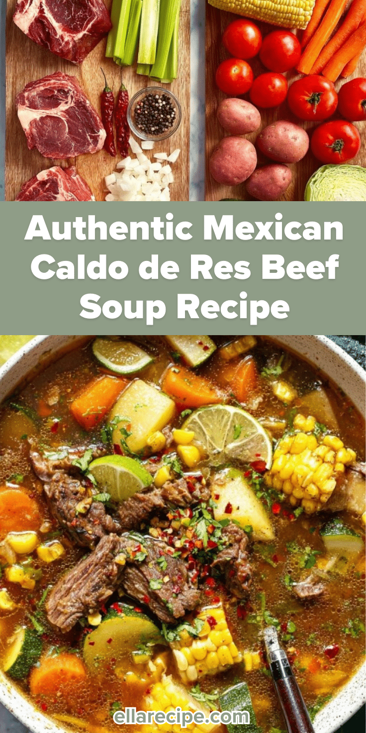 Caldo de Res: Authentic Mexican Beef Soup with Vegetables