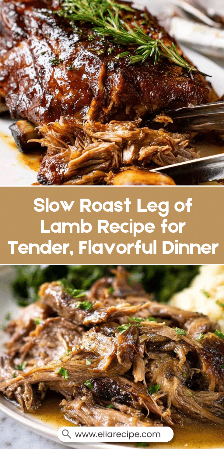 Slow Roast Leg of Lamb with Herb Gravy: Juicy & Flavorful