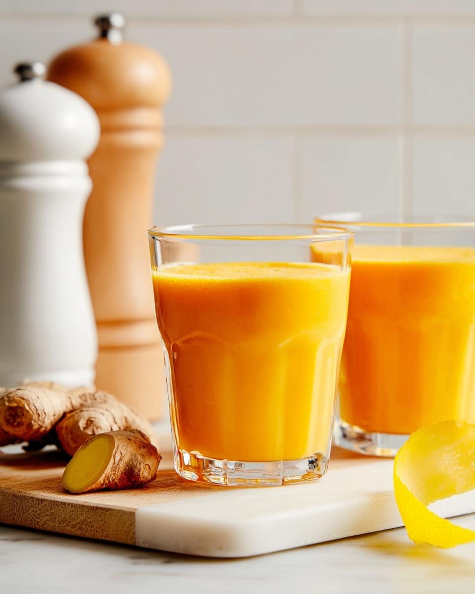 Lemon Ginger Turmeric Wellness Shots: Refreshing Healthy Boost
