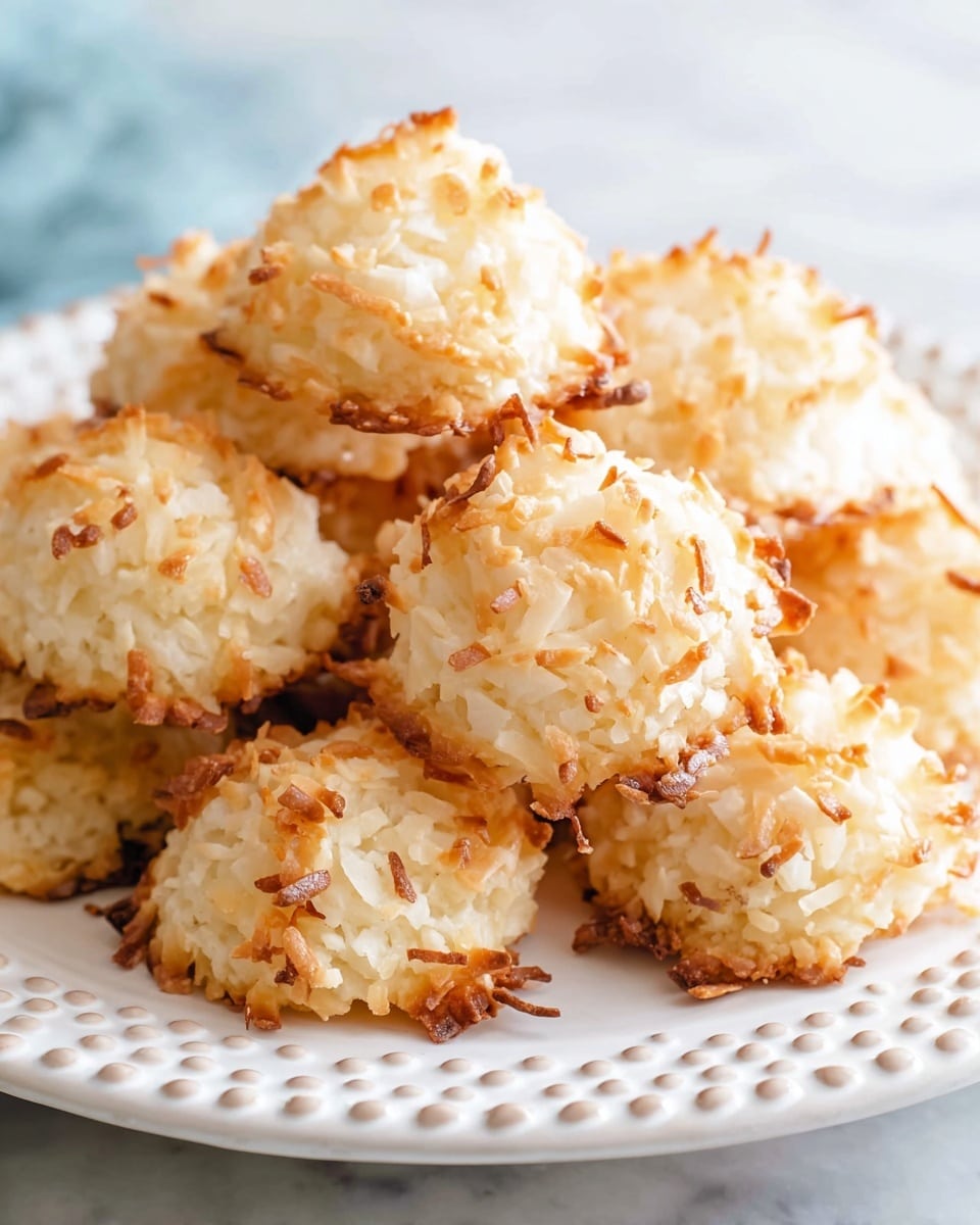 Easy Coconut Macaroons: Chewy, Golden Coconut Cookies